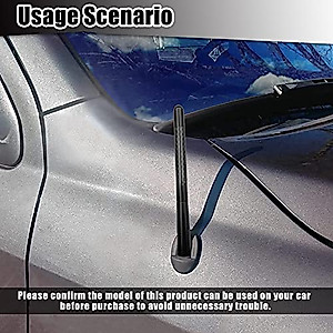 Antenna Ornament Rubber Adapter Base Compatible with Toyota Tundra 2007-2014 Accessory, 86392-0C040 Manual Radio Antenna Mounted Base Bezel