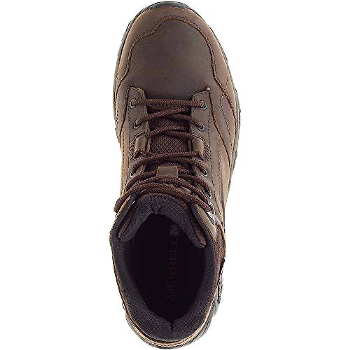 Merrell Men's Moab Adventure Mid Waterproof Hiking Boot, Dark Earth 8.5 Wide