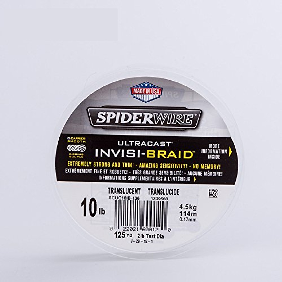 Ochoos INVISI 114m/150m Crystal PE Braided Wire Fishing Line 8 Strands 6-80LB Braided Wire - (Size: 6) - Fishing Line