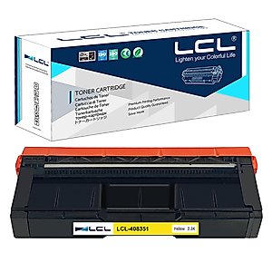 LCL Remanufactured Toner Cartridge Replacement for Ricoh 408351 M C250 M C250FWB PC300W (Yellow 1-Pack)