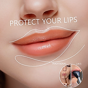 Lipzi - Anti Wrinkle Straw - Stainless-Steel anti-wrinkle drinking straws, Reusable Straws with Cleaning Brush - Eco-Friendly Vs Plastic - Two 40 oz Tumbler Compatible Straws - 4 Straws Total