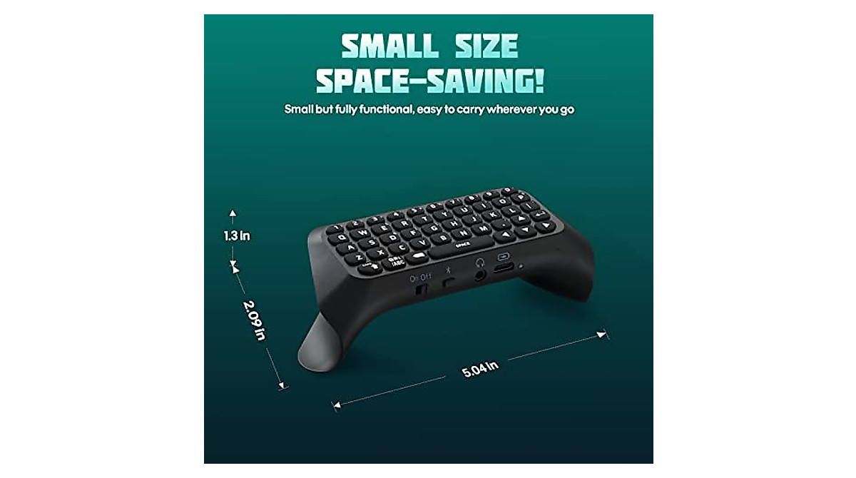 TiMOVO Green Backlight Keyboard for PS5 Controller