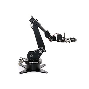 Waveshare Robotic Arm Kit, Desktop Robotic Kit, High-Torque Serial Bus Servo, Based On ESP32, 5-DOF, Supports Wireless Control