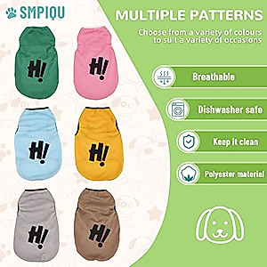 Dog Shirts Pets T-Shirt Soft Breathable Dogs Clothes for Small and Medium Dogs (Green, Large)