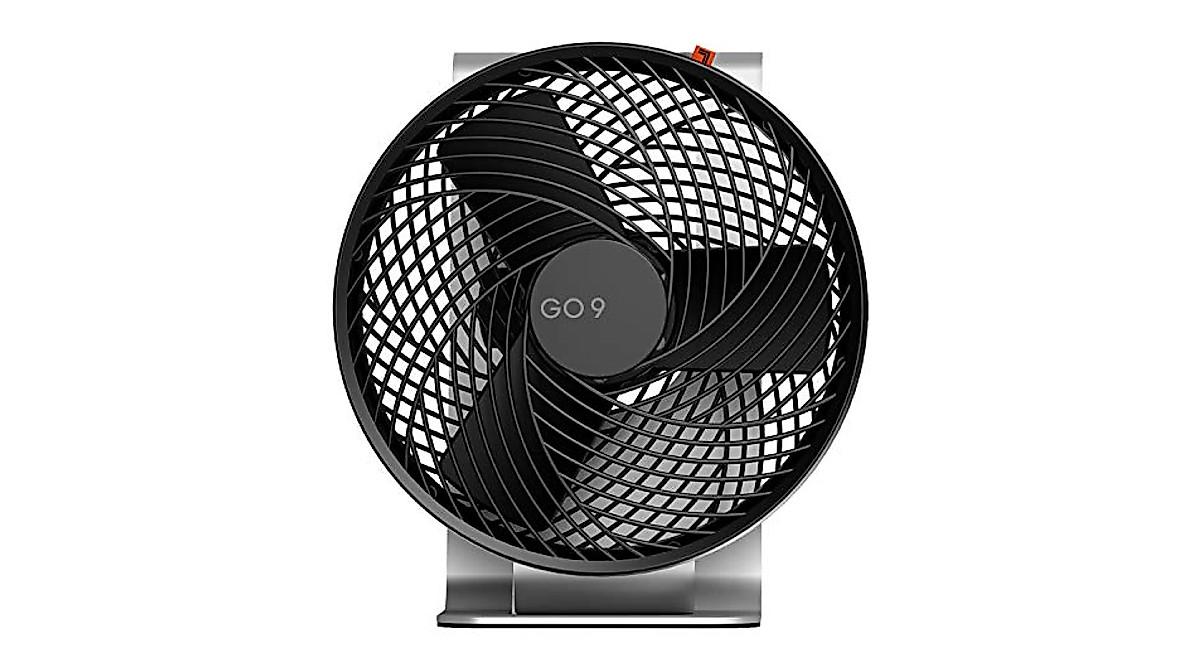 Sharper Image GO 9 Rechargeable Portable Fan | Quiet, Long Battery Life