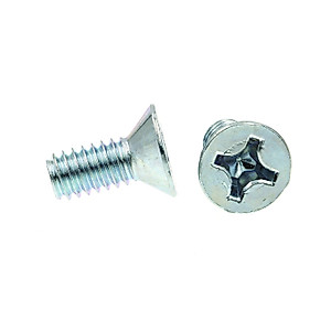 Prime-Line 9001536 Machine Screws, Flat Head, Phillips Drive, #12-24 X 1/2 In., Zinc Plated (75 Pack)