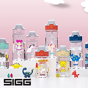 SIGG - Kids Miracle Water Bottle - Puppy Friends - Lightweight Tritan with Leak-Proof Lid - One Hand Children's Drink Bottle - 15 Oz (8731.80)
