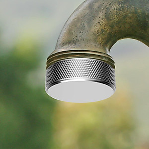 Garden Hose Cap, 3/4" Brass Hose Female End Cap, Outdoor Faucet Cap, Female Hose Fitting Caps, 2 Pack Spigot Cap for Garden Water Faucet, Sprinkler, Pipe Fitting Hose with Extra 4 Washers, Chrome