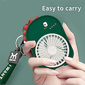 Mini Fan Battery Operated Handheld Fan USB Powered Personal Mini Fan 3 Speeds,Enhanced Airflow, Rechargeable Quiet Pocket Fan for Home Office Bedroom Desktop