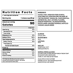 FUNacho Nacho Cheese Sauce | Delicious Cheese Dip | Perfect Condiment for Nachos, Hot Dogs, Pretzels and Cheese Fries | Gluten Free Queso De Nachos - ( 48 Count/ 3.5 oz each)