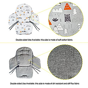 ZARPMA Highchair Cushion Insert Baby High Chair Cover Pad Chair Seat Cushion Liner Mat Padding Wooden Highchair Protection Pad