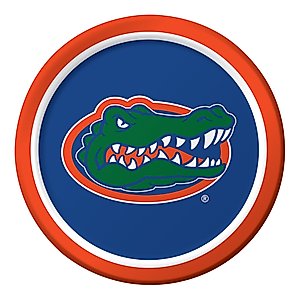 8-Count Sturdy Style Paper Dinner Plates, University of Florida