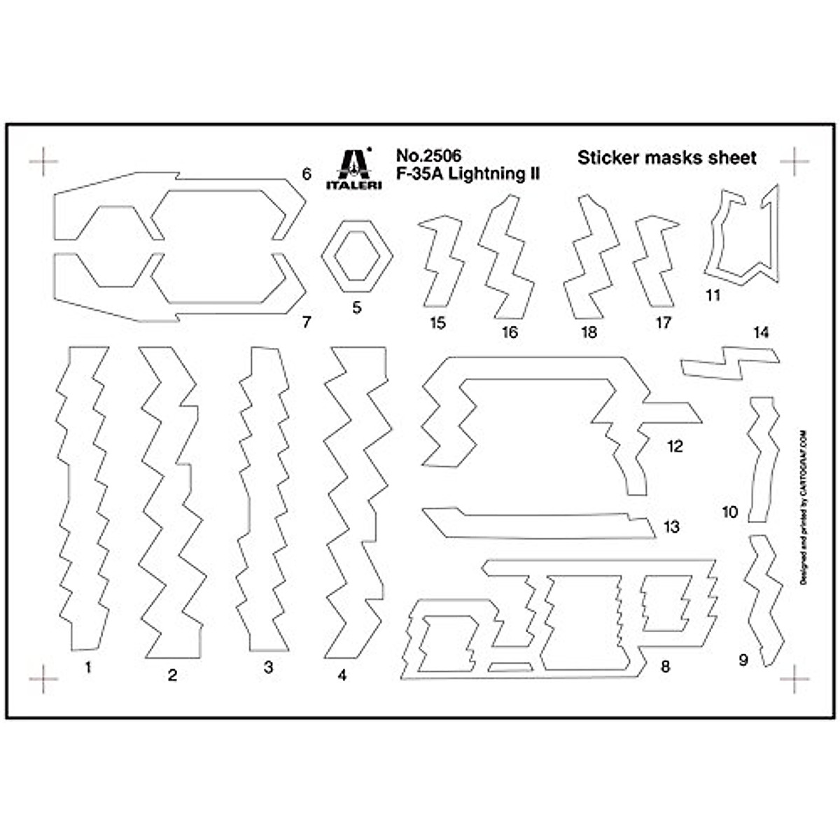 Italeri 2506 Beaker 1: 32 Scale Lockheed F 35 Lighting II Aircraft