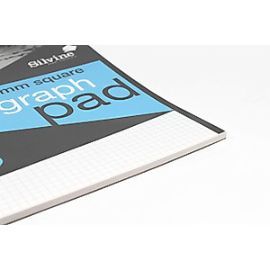 Silvine A4 Professional Graph Pad. 50 Sheets of Quality 90gsm Paper, Printed 5mm Squares. Ref A4GPX
