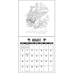 Mary EngelDark 2023 Wall Calendar