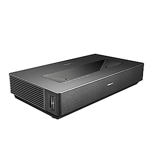 Hisense 100L5H Laser TV Ultra Short Throw Projector with 100" ALR High Gain Screen, 4K UHD, 2700 ANSI Lumens, Dolby Vision & Atmos, HDR10, Google TV, Netflix