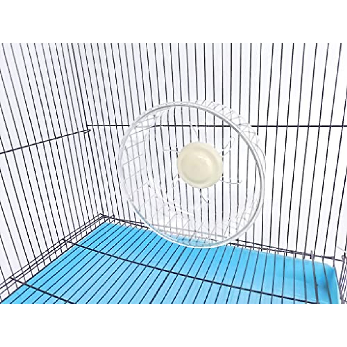 VEDEM Hamster Exercise Wheel Super-Silent Spinner Syrian Hamster Running Wheels with Stand for Hamsters Gerbils Mice Or Other Small Animals (Medium)