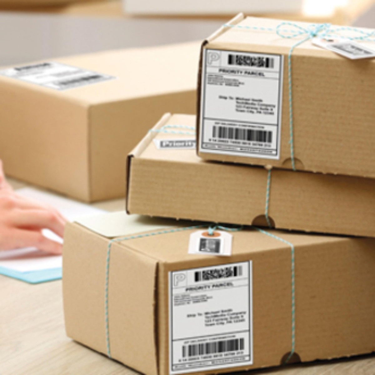 Brother QL-1110NWB Wide Format, Postage and Barcode Professional Thermal Label Printer with Wireless Connectivity