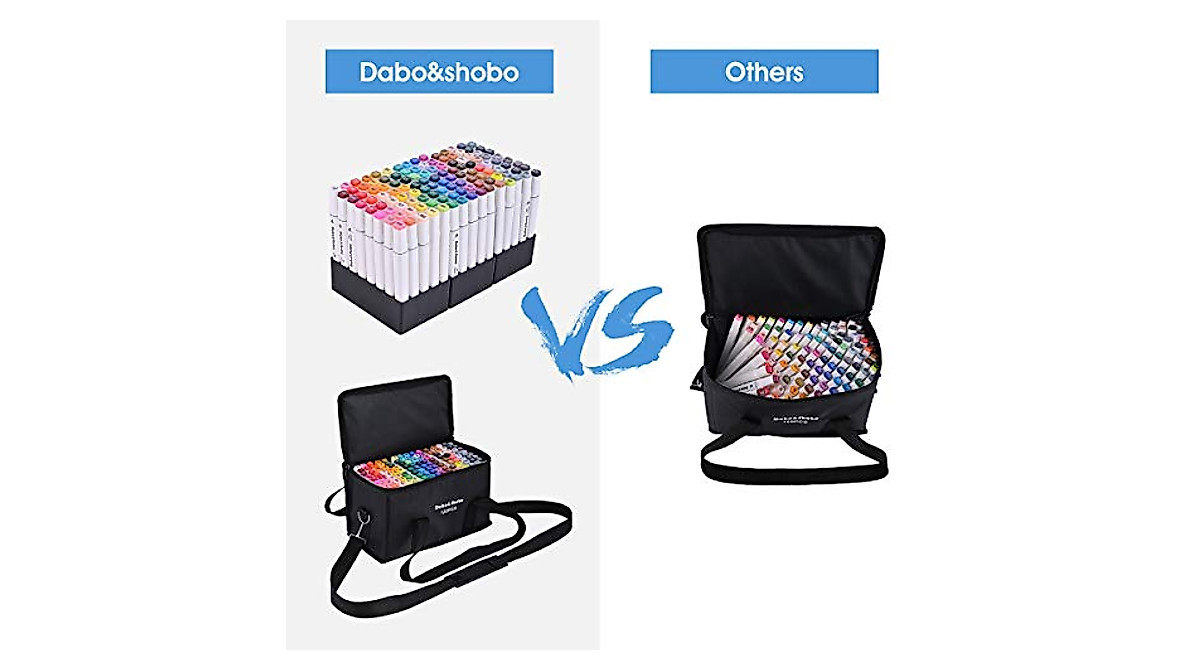 Dabo&Shobo 120 Colors Alcohol Markers for Artists