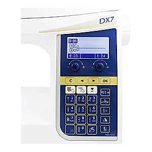 Juki HZL-DX7 Sewing Machine with 287 Stitch Patterns and 4 Fonts