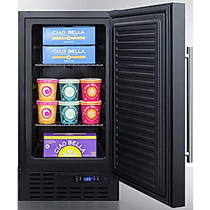 Summit SCFF1842 Upright Freezer, Black