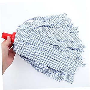 Healeved 2pcs Mop Replacement Head Replacement Mop Heads Floor Mop Heads Mops Mop Cloth Replacement Mop and Bucket Mop Commercial Mop Head Wet Mop Head Heavy Duty Mop Cleaner