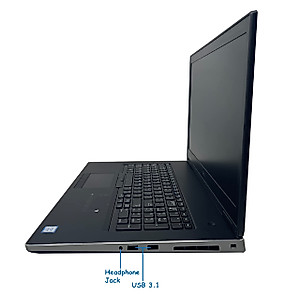 Dell Precision 7530 FHD Workstation FHD Non-Touch Laptop Pc Intel Core i9-8950HK 32GB Ram 1TB SSD Drive, HDMI, Thunderbolt, Camera, NVIDIA Quadror P3200 4GB GDDR5 Graphics, Windows 10 Pro (Renewed)