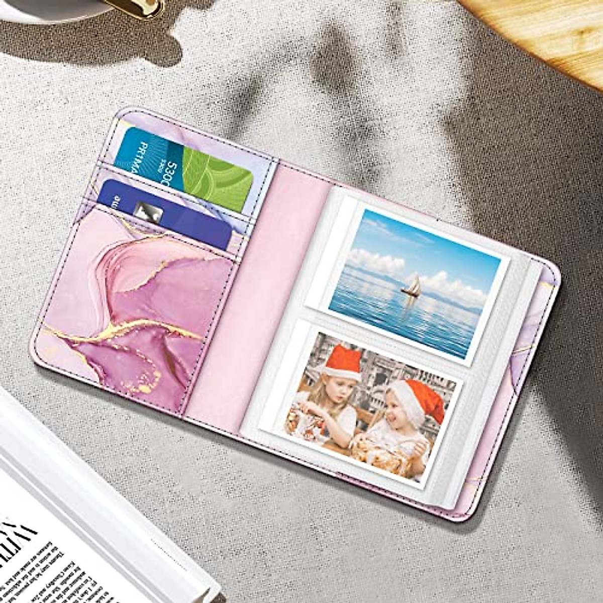 Fintie Mini Photo Album for 3-Inch Film - 104 Pockets Album for Fujifilm Instax Mini 12/EVO/11/40 Instant Camera & Mini Link 2 Printer