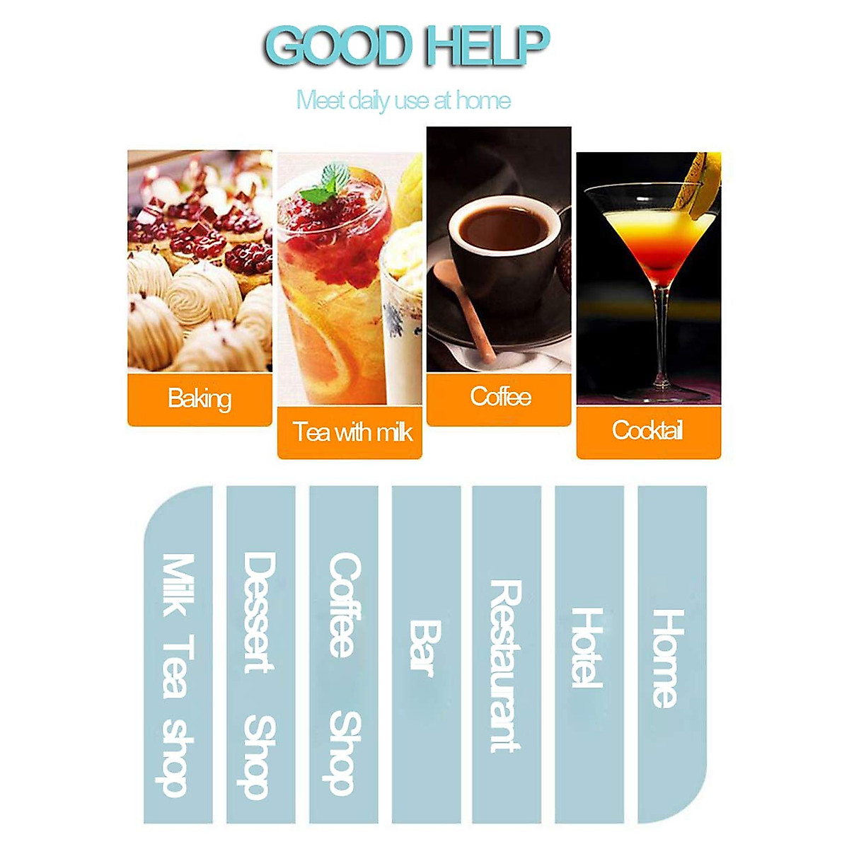 1PC 700CC/24oz Empty Professional Clear Plstic Resin Cocktail Shaker with Scale and Strainer Top Drink Wine Tea Mixer Shaker Cup Bottle for Bar Party Home Use