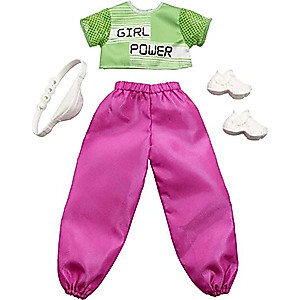 Barbie Clothes Multipack with 8 Complete Outfits for Barbie Doll, 25+ Pieces Include 8 Outfits, 8 Pairs of Shoes & 8 Accessories, Gift for 3 to 8 Year Olds