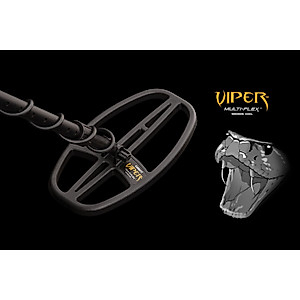 Garrett ACE Apex Metal Detector with 6x11" DD Multi-Flex Viper Searchcoil and MS-3 Z-Lynk Wireless Headphones, 20kHz