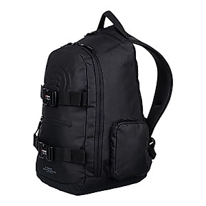Element Men's Mohave Backpack – Lightweight Bookbag – with Skate Straps, Flint Black, One Size