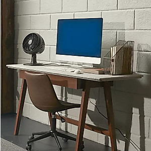 Honeywell TurboForce Power+ Oscillating Electric 10 inch Table Fan, Black, HPF860BWM