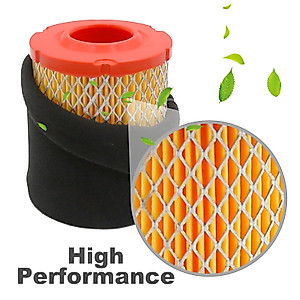 SYOWADA 937-05066 Air Filter Replacement For Columbia CLT42G CLT42H CLT46CVT, 737-05066 Air Filter Replacement For MTD 4X90HU 4X90HUA 8X90KU 8X90KUB 8X90ZU, With 951-12690 Oil Filter