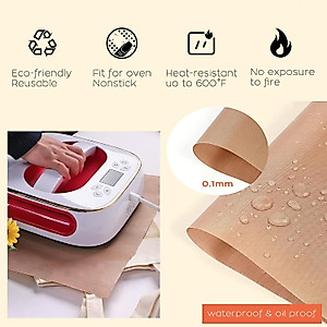 XEUZK Sublimation Shirts Tool Kits with 8 T Shirt rulers, 3Pack Teflon Sheet for Heat Press 12 x 16in, Heat Resistant Gloves with Silicone Bumps, 2 Rolls Heat Resistant Tape, 2Pcs Sublimation Pencil