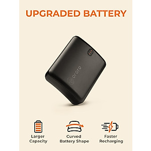 ORORO Heated Socks for Men Women, Rechargeable Electric Socks for Cold Feet(Black,L)