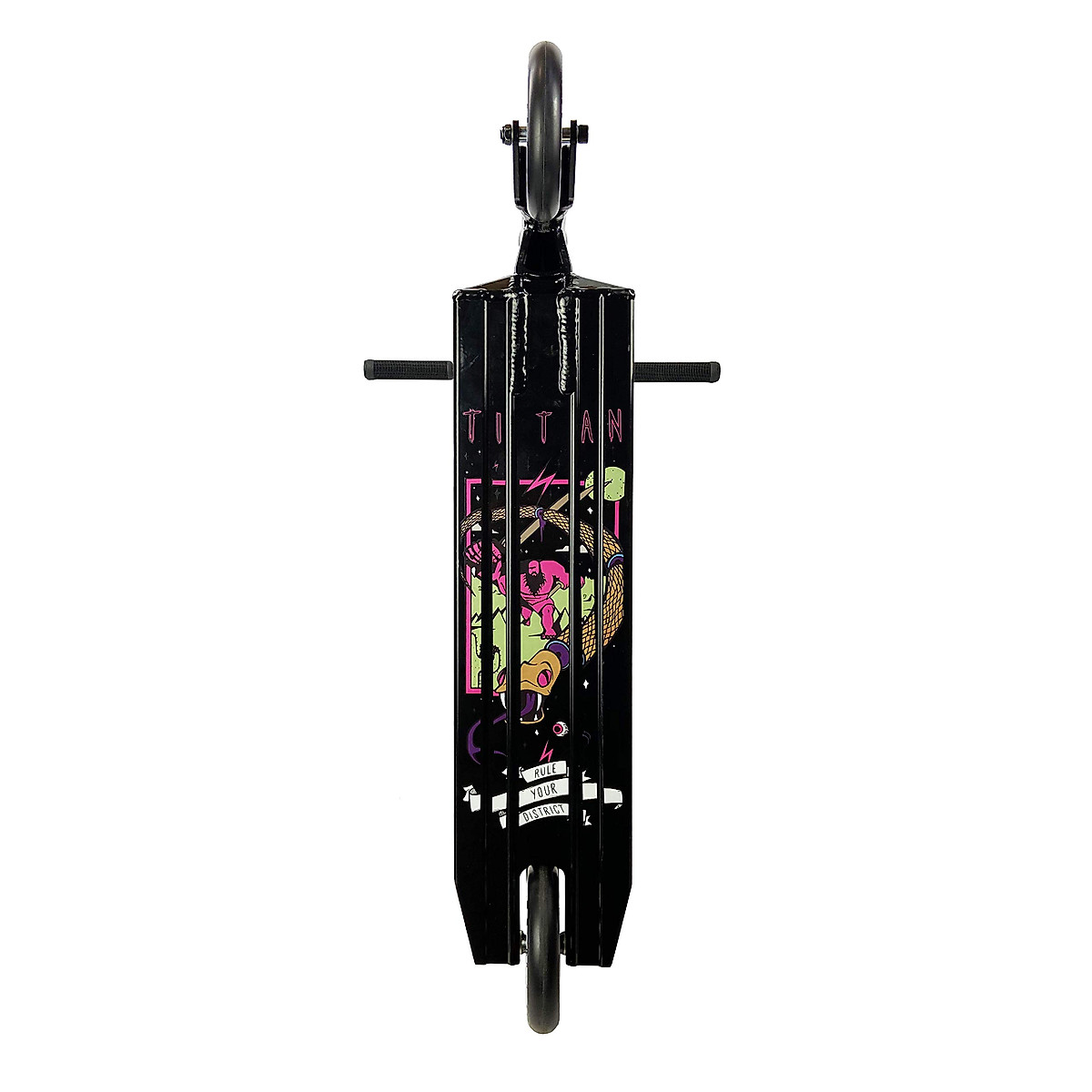 District Pro Scooters Titan Complete Stunt Street Scooter - Intermediate and Beginner Freestyle Scooter for Kids, Teens, and Adults of Any Age