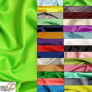 Neoprene Scuba Techno Athletic Double Knit All-Purpose Fabric by The Yard DIY Accessories Decor Fashion Clothing Aerobics (Navy Blue)