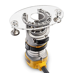 Dave's - Palm Router Acrylic Router Base Plate Compatible with DWP611 MADE IN AMERICA