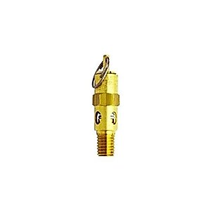 Milton 1090-200 1/4" MNPT ASME Safety Valve - 200 PSI Pop off Pressure