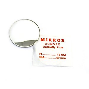 Eisco Labs Convex Mirror - Glass, Dia 50mm, Focal Length 150mm
