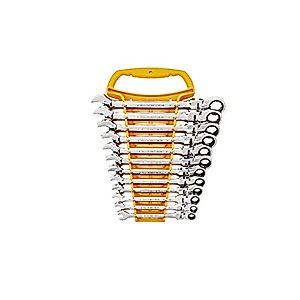 GEARWRENCH 12 Pc. 12 Pt. Flex Head Ratcheting Combination Wrench Set, Metric - 9901D