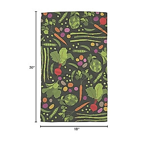 GEOMETRY Kitchen Tea Towel - Quick Dry Microfiber Cloth Dish Towels for Kitchen Drying - Premium Quick Dry Towel (Spring Sprout, 1-Pack)