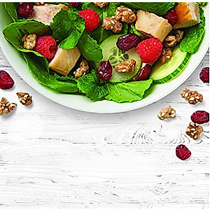 Salad Pizazz Salad Toppers, Raspberry Cranberry Walnut Frisco, 4 Oz (Pack Of 6), Non-GMO (Package may vary)