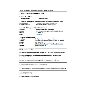 Chick'N Electrolyte for poultry