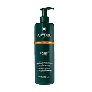 Rene Furterer KARITE NUTRI Intense Nourishing Shampoo, Very Dry Damaged Hair, Shea Oil, Shea Butter, Pump, 20.2 oz.