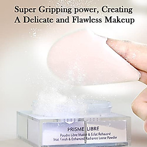 Powder Puff Daubigny 6 PCS Powder Puff Makeup Puff Face Soft Triangle Powder Puffs for Loose Powder Mineral Powder Body Powder Velour Cosmetic Foundation Sponges Blender Beauty Makeup Tools(Nude)