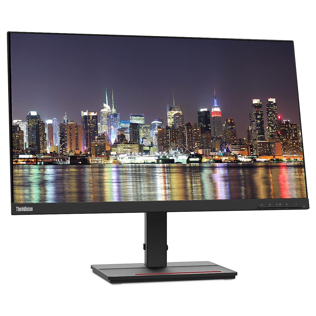 Lenovo ThinkVision S24e-20 23.8" Full HD 1920 x 1080 WLED LCD Monitor 2-Pack Bundle with Mini Speaker, 250 Nit, FreeSync, HDMI-VGA, Raven Black, & Adjustable Desk Mount Monitor Stand