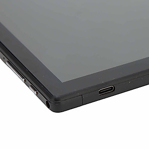 GLOGLOW 10.1 Inch Tablet, FHD Tablet Support Fast Charging Dual Speakers US Plug 100‑240V for Home for Android 10 (Black)