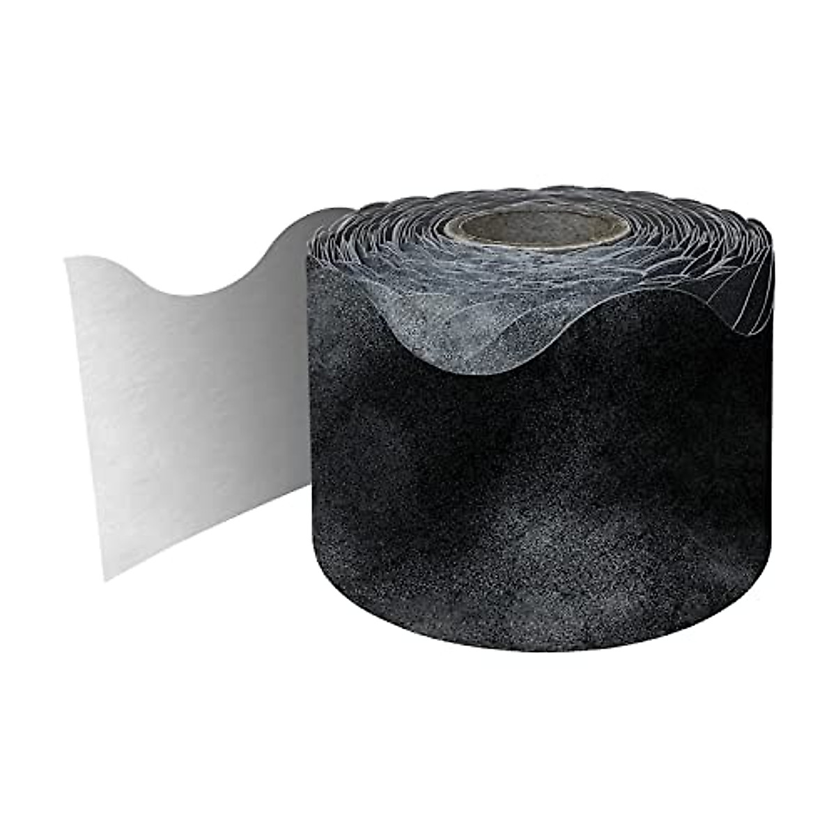 Carson Dellosa Farmhouse 65 Ft Scalloped Chalkboard Black Bulletin Board Borders, Modern Farmhouse Classroom Borders for Bulletin Board, White Board, and Classroom Décor, Bulletin Board Trim